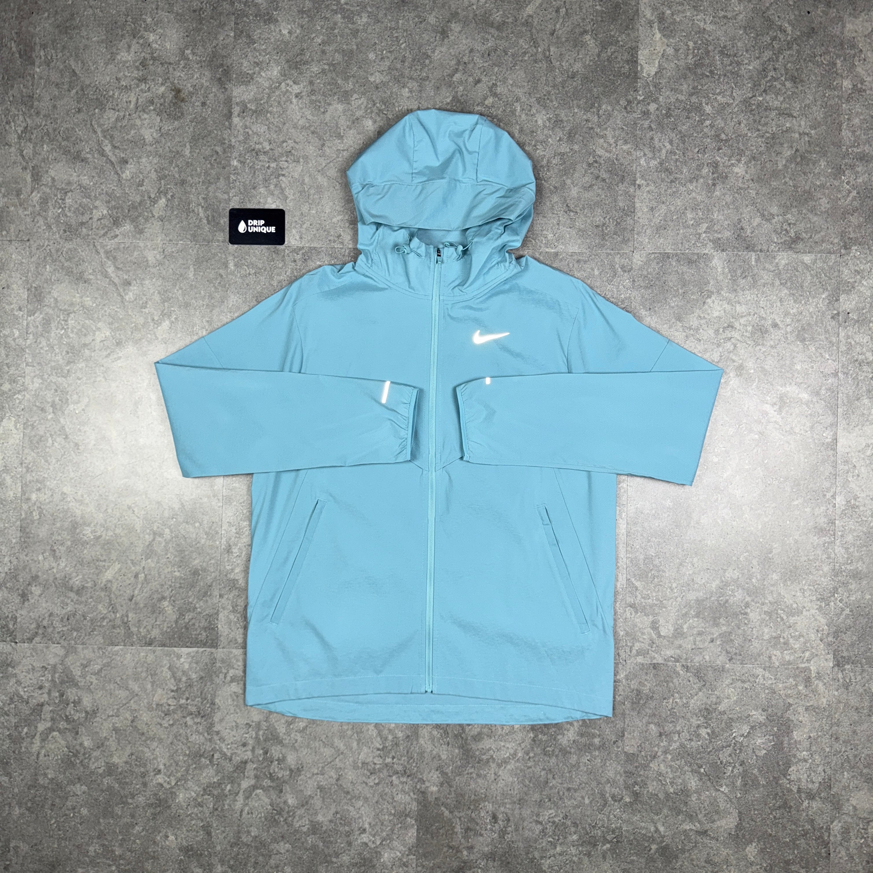 Nike UV Windrunner Jacket Denim Turquoise – dripuniqueuk