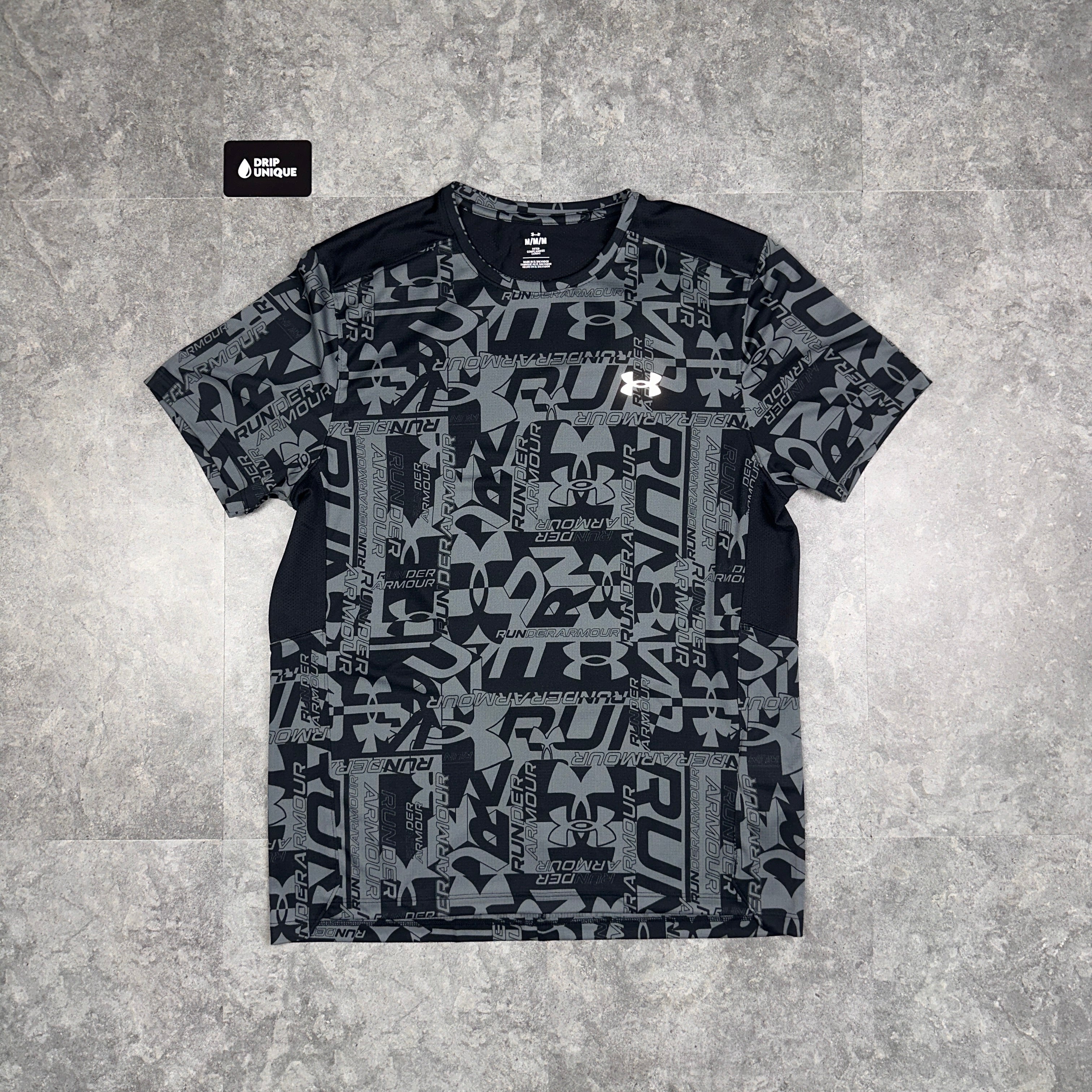 Under Armour Launch Printed T-Shirt Black – dripuniqueuk