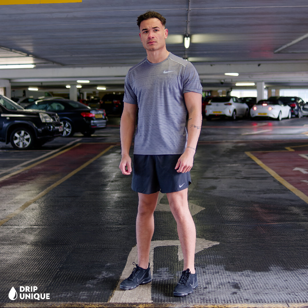 Men's Nike Miler T-Shirt Grey – dripuniqueuk