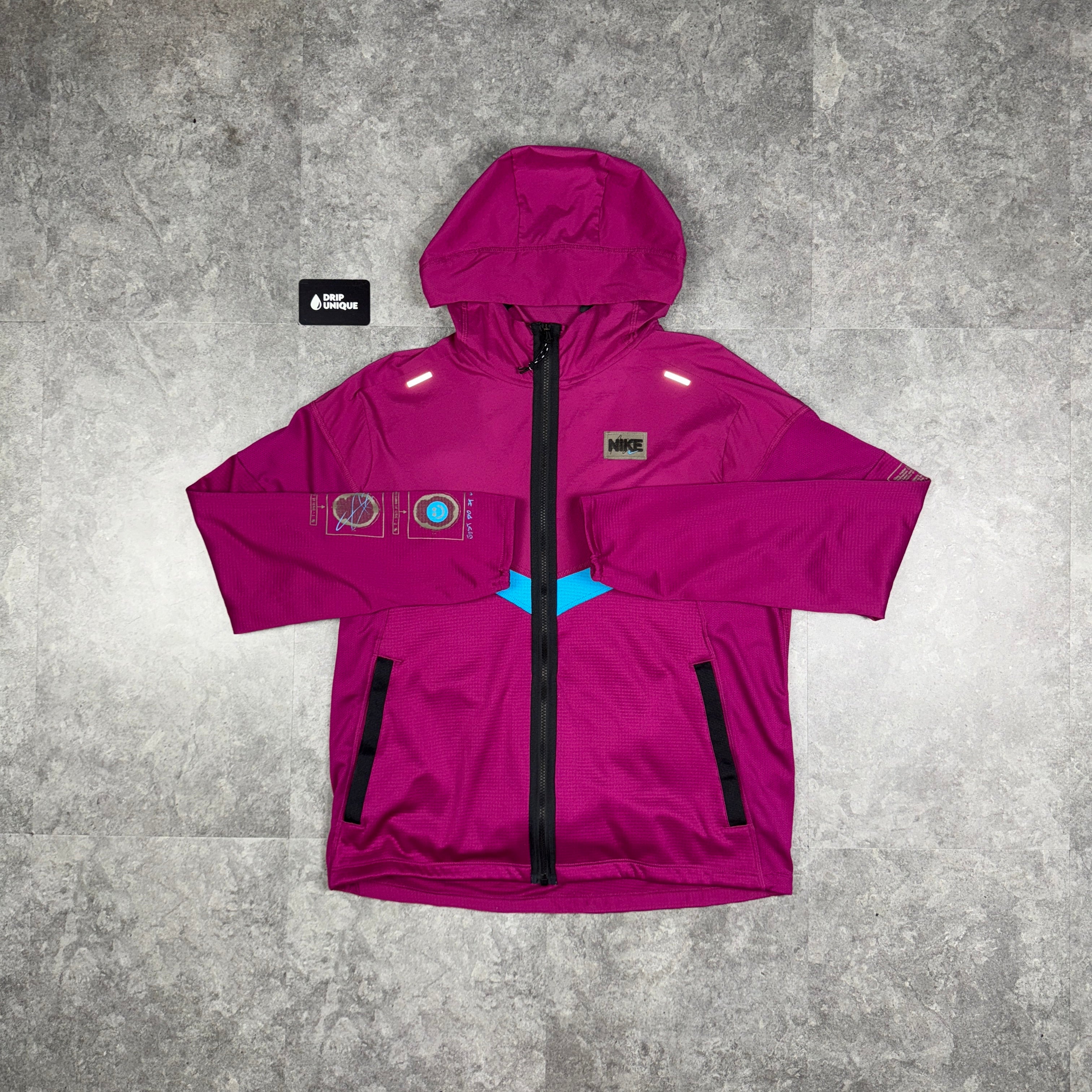 Nike DYE Wildrun Windrunner Jacket Pink – dripuniqueuk