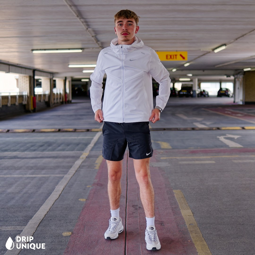 nike windrunner jacket   white