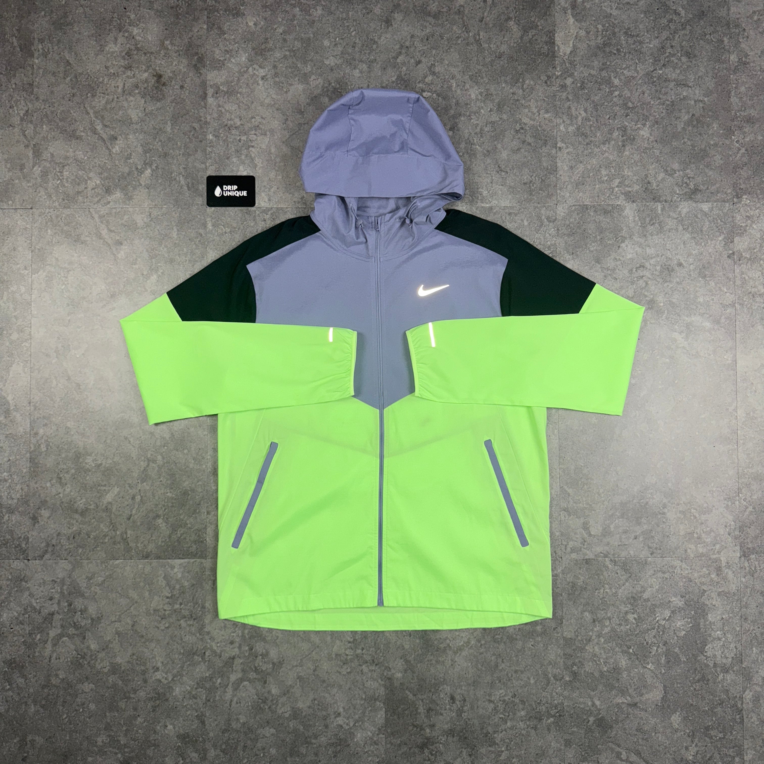 Nike UV Windrunner Jacket Neon / Black SAMPLE – dripuniqueuk