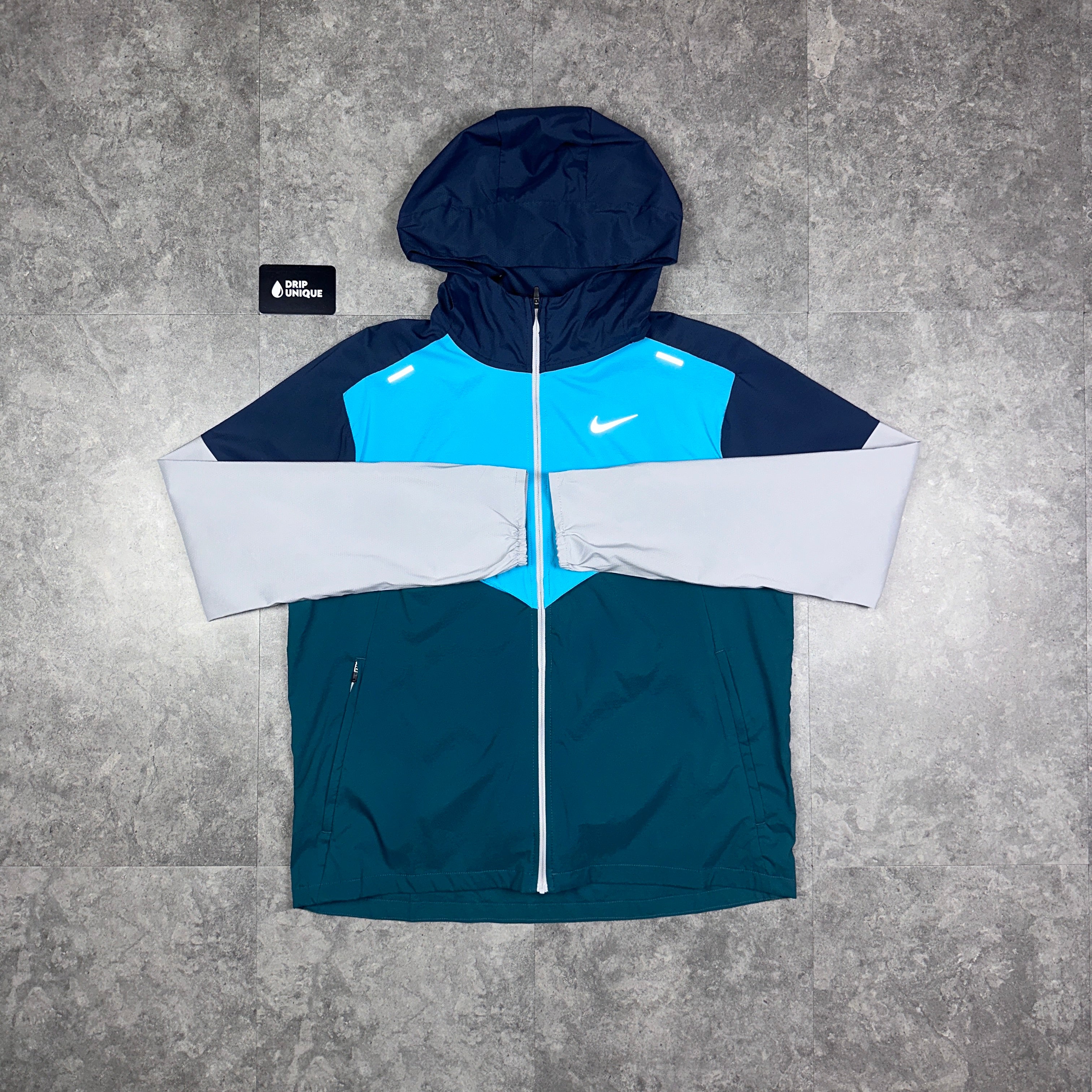 Nike UV Windrunner Jacket Petrol Blue – dripuniqueuk